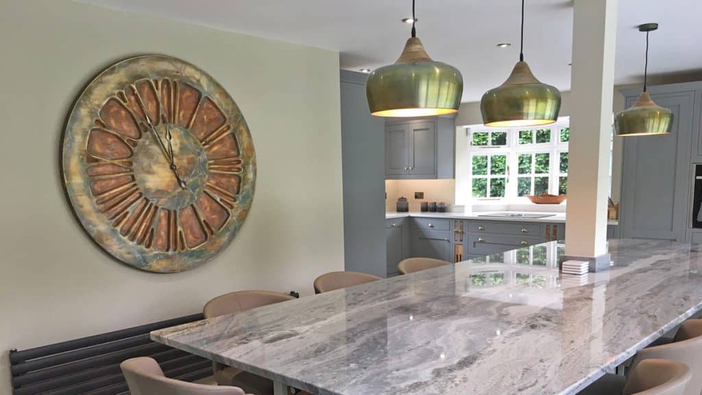 Large Wall Clock For Kitchen With Roman Numerals